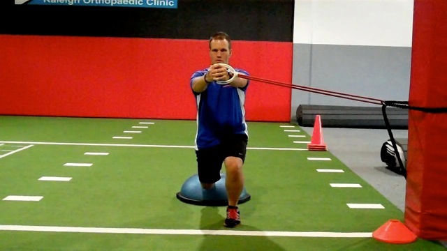 Functionally Fit: BOSU Iso Tubing Split Squat - PFP media