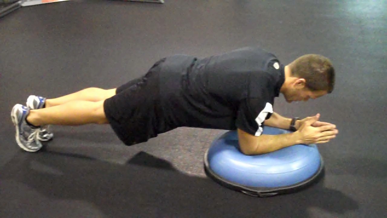 Functionally Fit: BOSU Plank Hip Extension/Abduction - PFP media