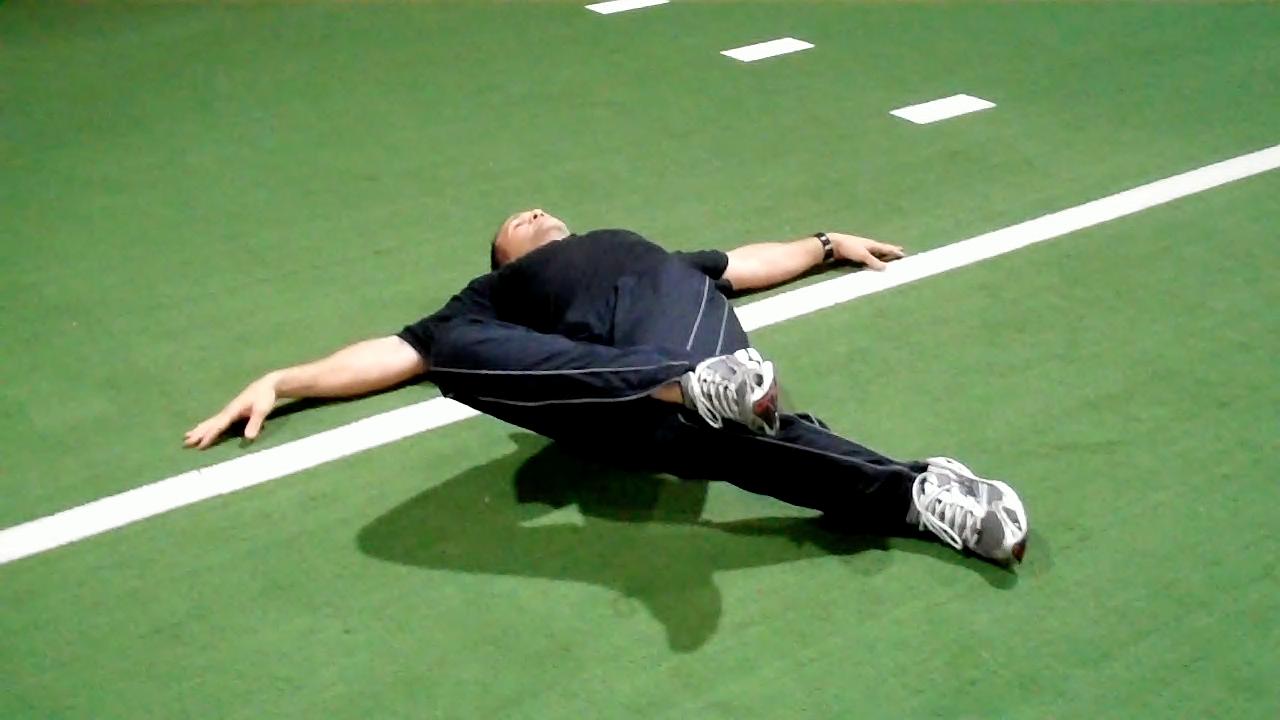 Functionally Fit: Lying Hip Internal Rotation Stretch - PFP media