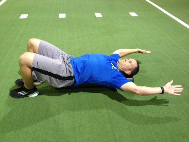 Functionally Fit: Foam roller snow angels - PFP media